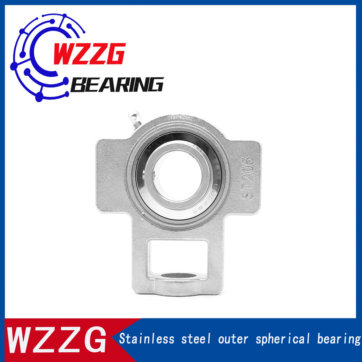 WZZG SUCT205 Stainless steel outer spherical bearing with seat 25*97* – WZZG Bearing Online